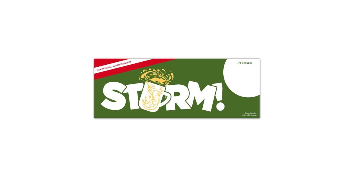 Fensterstreifen „Sturm“ | Österreich Wein Shop